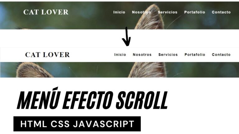 Menú Fijo al Hacer Scroll con CSS